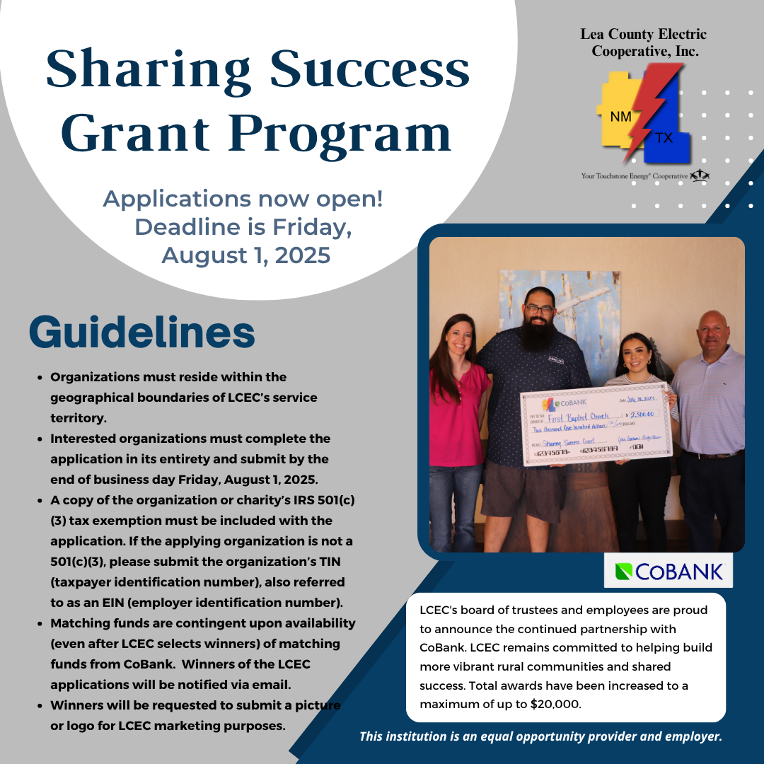 Sharing Success | Lea County Electric